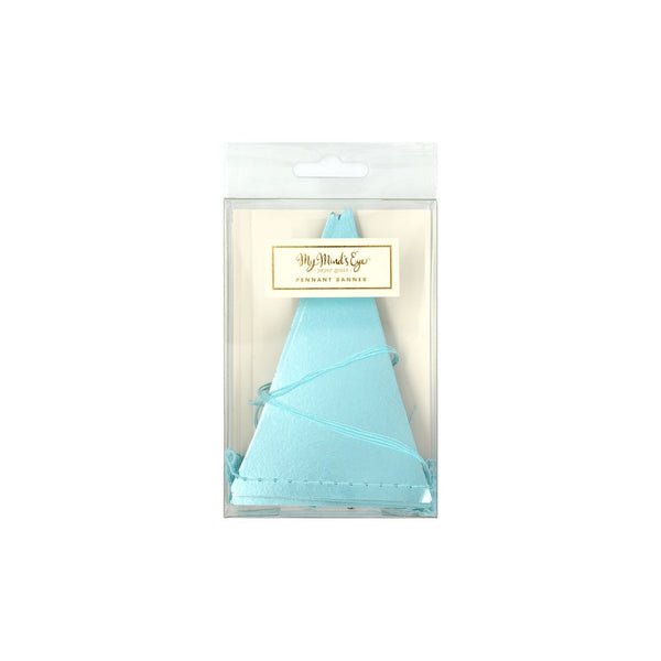 Neon blue pennant banner - LolliLoot